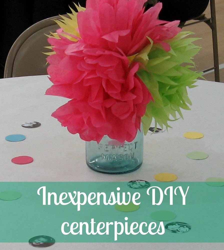 Cheap DIY Party Centerpieces Lovely Etc 