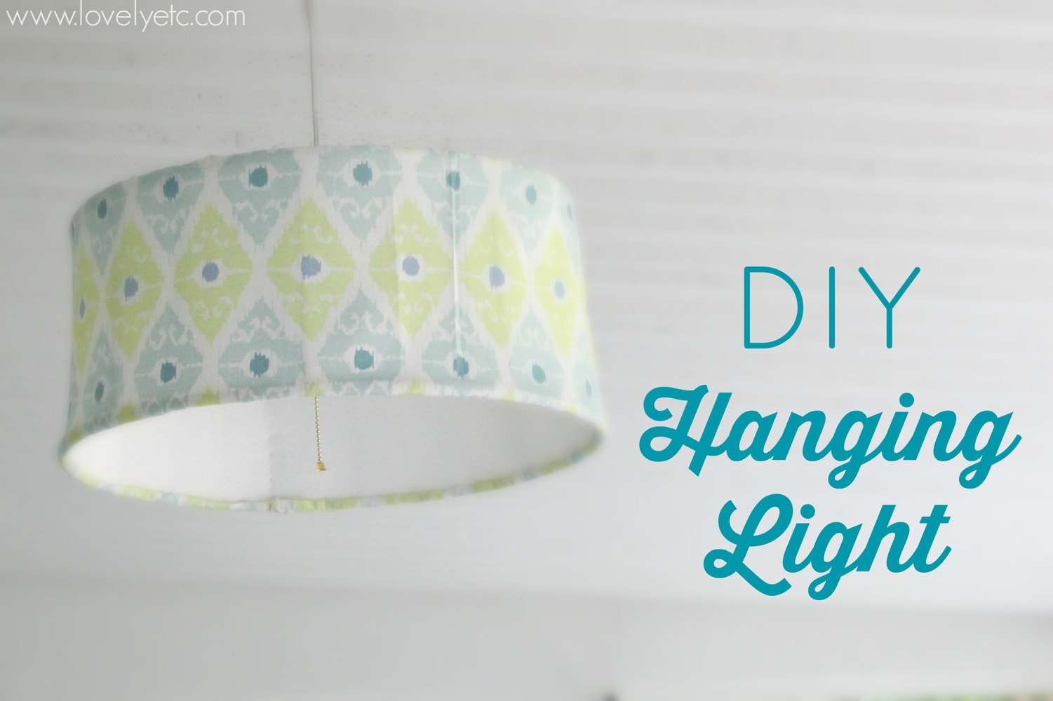 Easy and inexpensive DIY orb chandelier