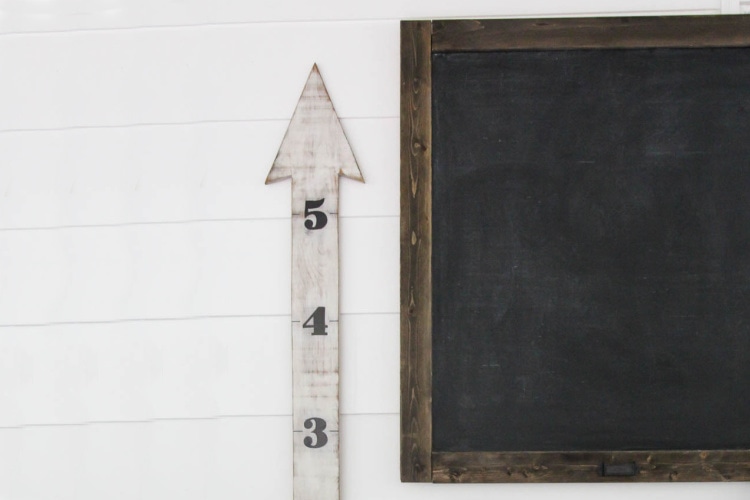 How to Make a DIY Wooden Arrow Growth Chart