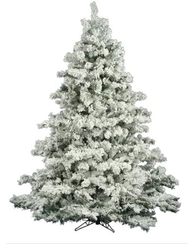 15 Gorgeous Flocked Christmas Trees for Any Budget - Lovely Etc.