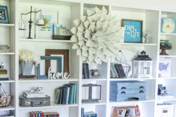 The Best Way to Fill Billy Bookcase Holes - Lovely Etc.