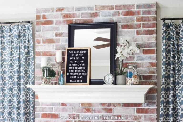 25 Beautiful DIY Brick Fireplace Makeovers