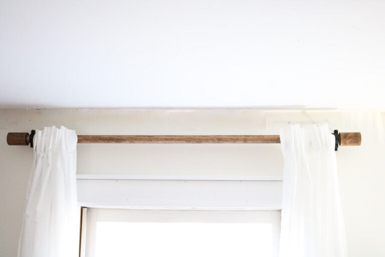 20 Inexpensive DIY Curtain Rods That Anyone Can Make