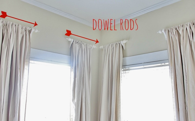 20 Inexpensive DIY Curtain Rods That Anyone Can Make