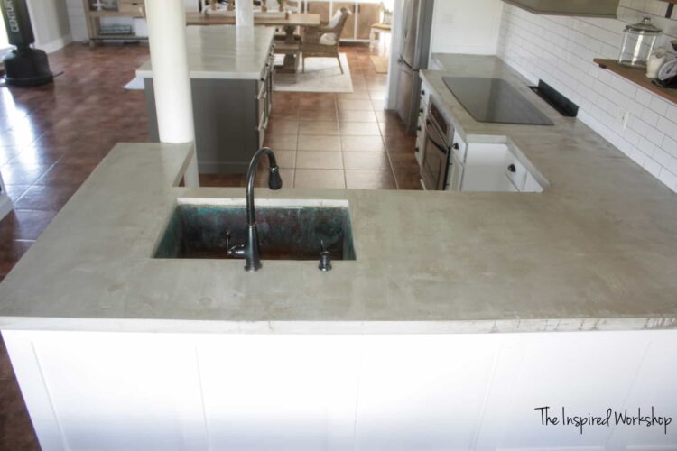 25 Amazing DIY Countertops you can make for cheap - Lovely Etc.