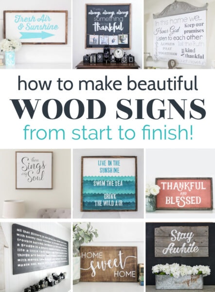 How to Make Easy DIY Wood Signs - Lovely Etc.