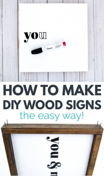 How to Make Easy DIY Wood Signs - Lovely Etc.
