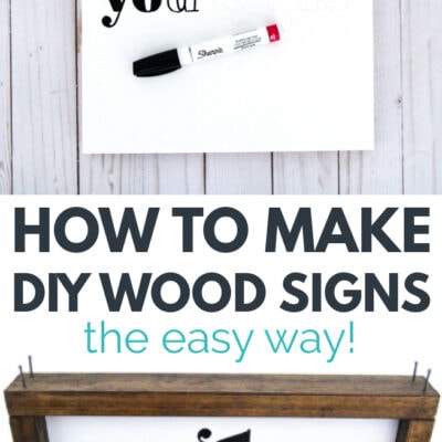 How to Make Easy DIY Wood Signs - Lovely Etc.