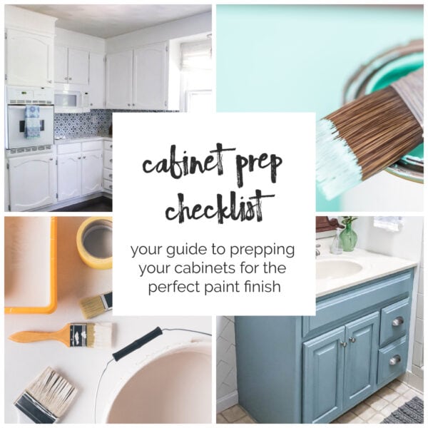 Free Cabinet Prep Checklist - Lovely Etc.