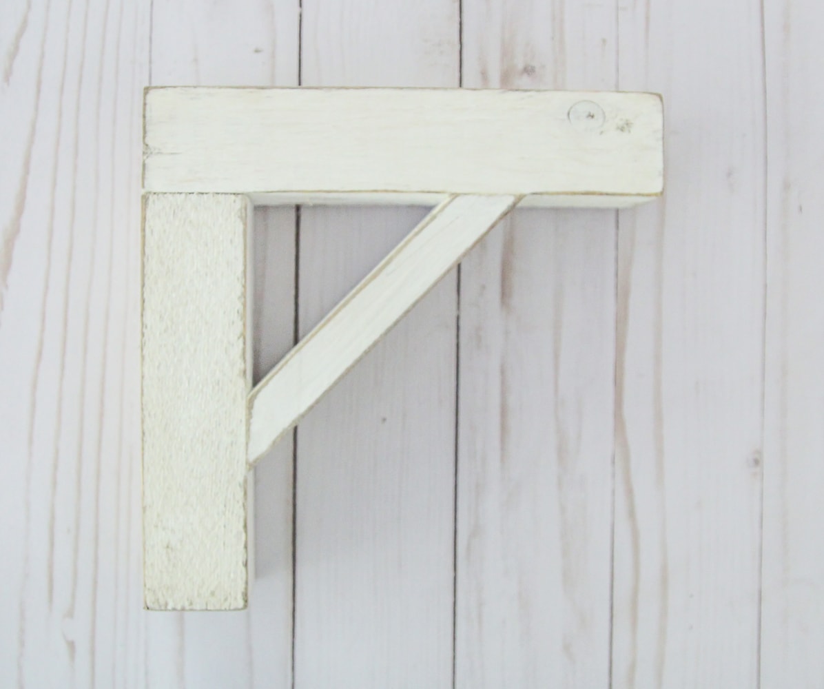 How to Make Cheap and Easy DIY Shelf Brackets