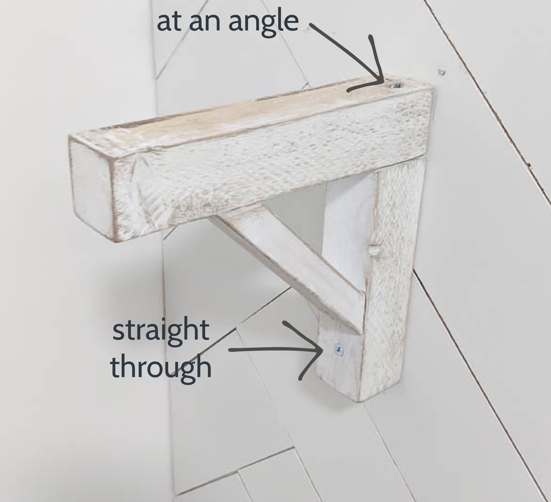 How to Make Cheap and Easy DIY Shelf Brackets