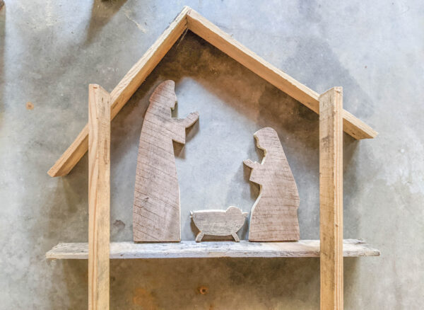 How to Make a Simple DIY Wooden Nativity - Lovely Etc.