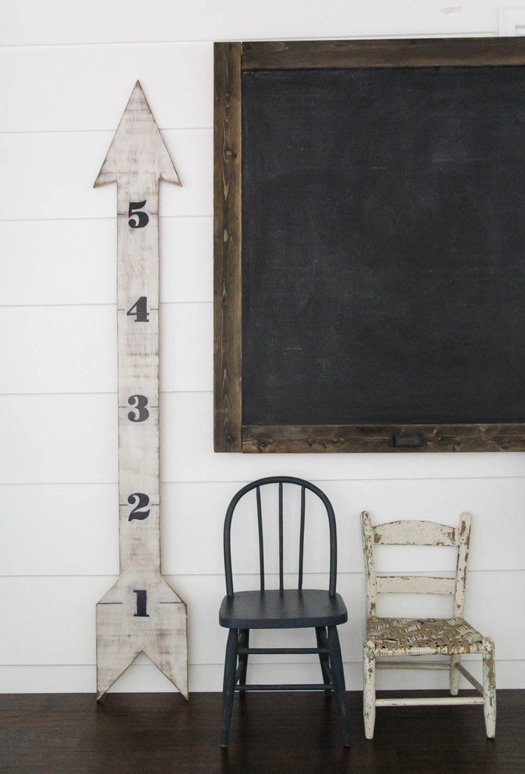 How to Make a DIY Wooden Arrow Growth Chart