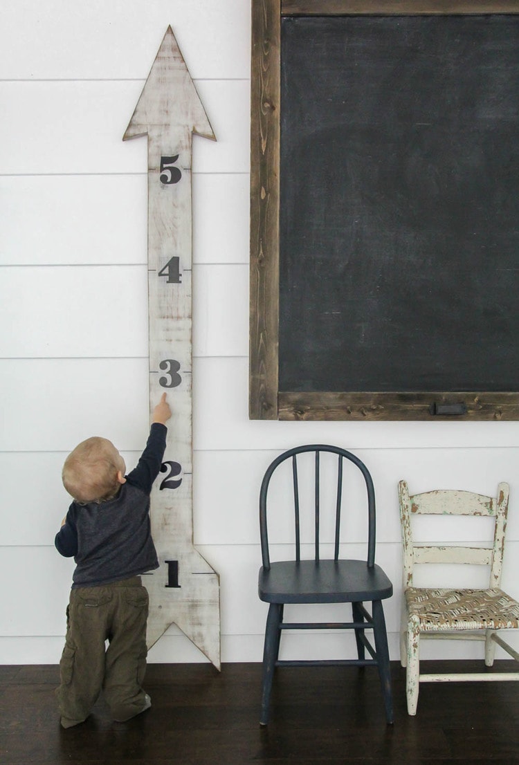 How to Make a DIY Wooden Arrow Growth Chart