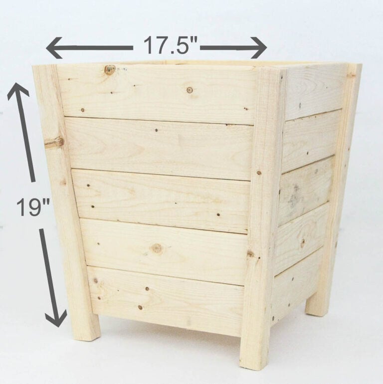 How to Make a Gorgeous DIY Planter Box for Cheap - Lovely Etc.