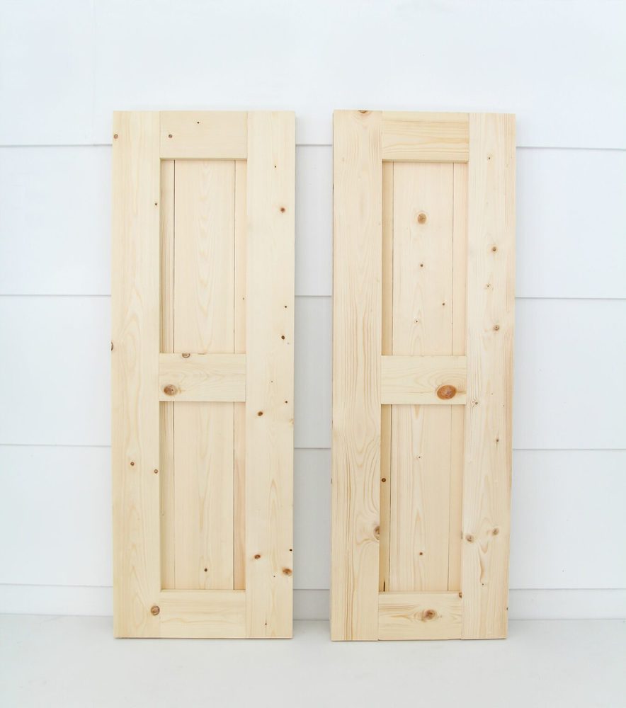 How to Build Simple, Stylish DIY Wood Shutters - Lovely Etc.