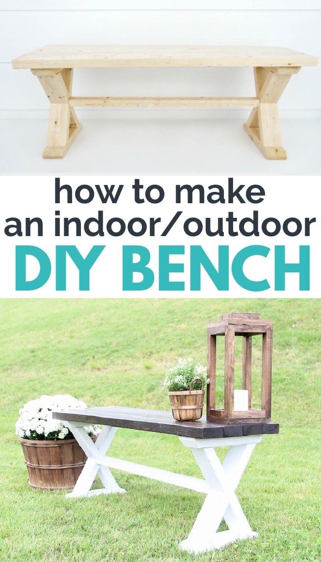 How to Build a DIY Wood Bench from Inexpensive 2x4s