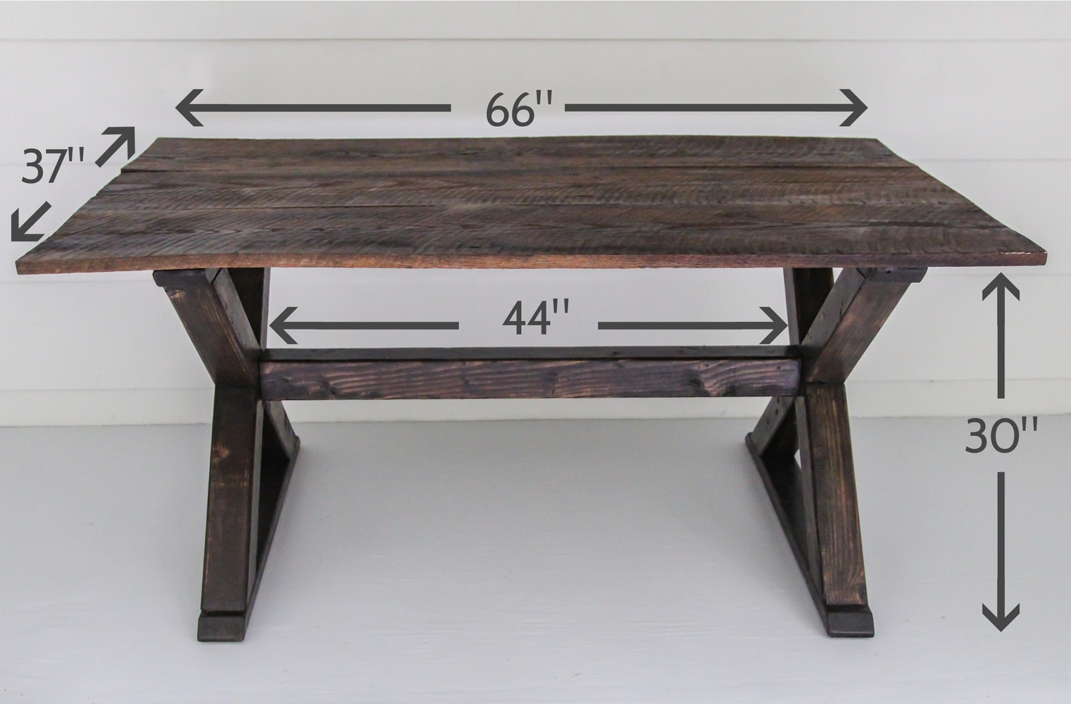 How to Build a Beautiful DIY Farmhouse Table with X Legs