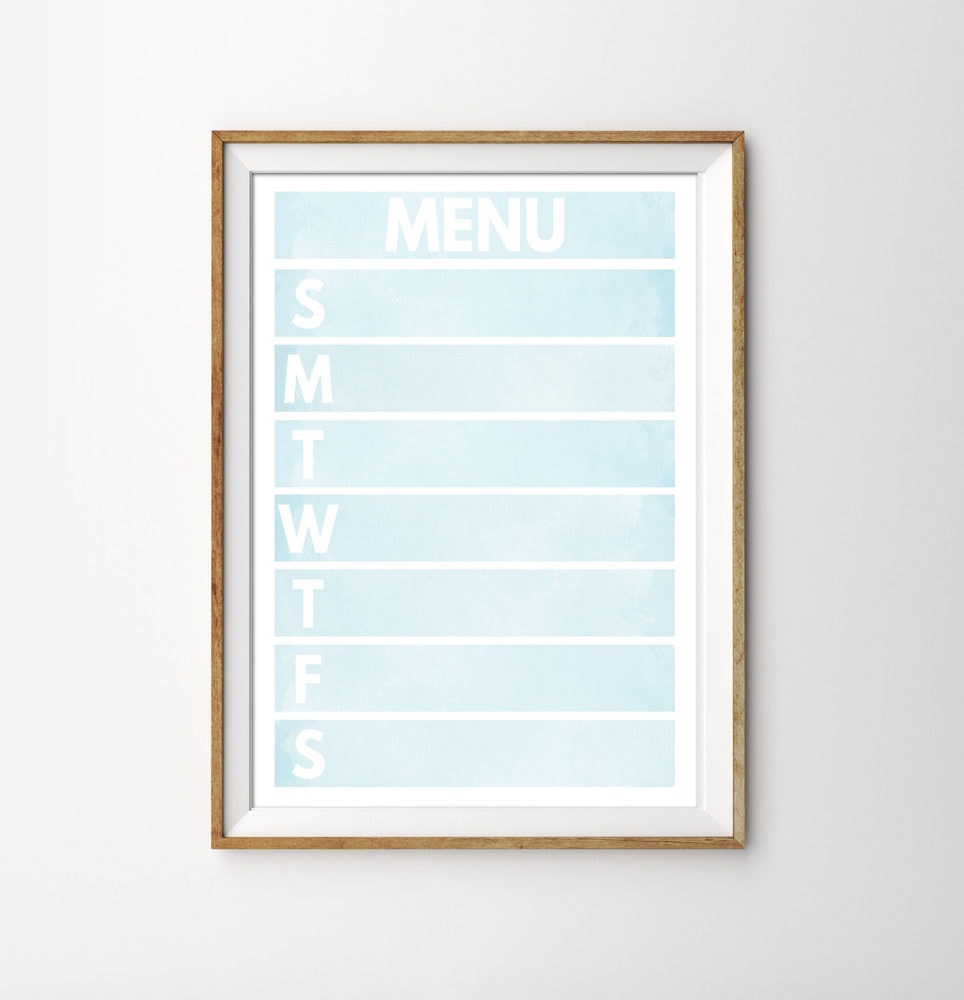 Free Printable Meal Planners for a Command Center or Planner