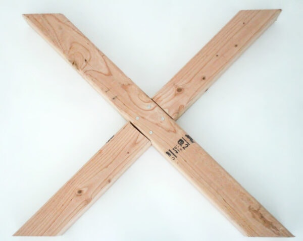 How to Build a Beautiful DIY Farmhouse Table with X Legs - Lovely Etc.