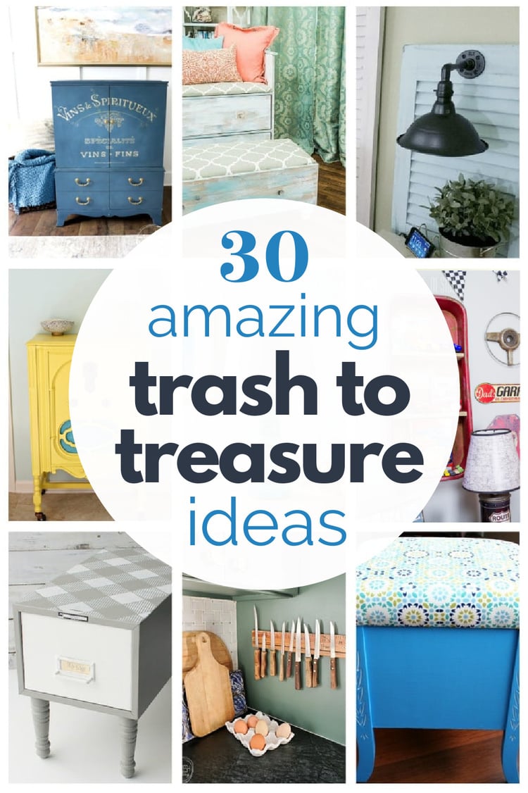 30 Creative and Useful Trash to Treasure Projects