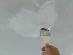 How to Paint a Textured Ceiling and get Perfect Results - Lovely Etc.