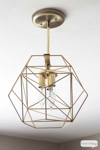 23 Gorgeous DIY Light Fixtures that Anyone Can Make - Lovely Etc.