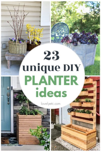 25 DIY Planters to Jazz Up Your Garden Space