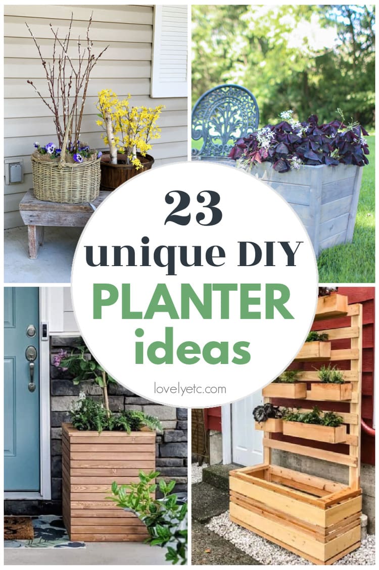 25 DIY Planters to Jazz Up Your Garden Space