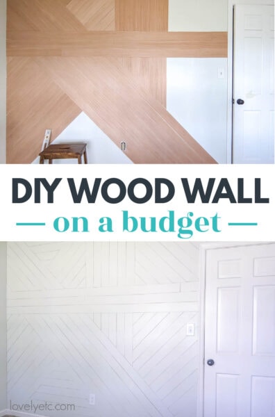 How to Make a DIY Wood Accent Wall on a Budget