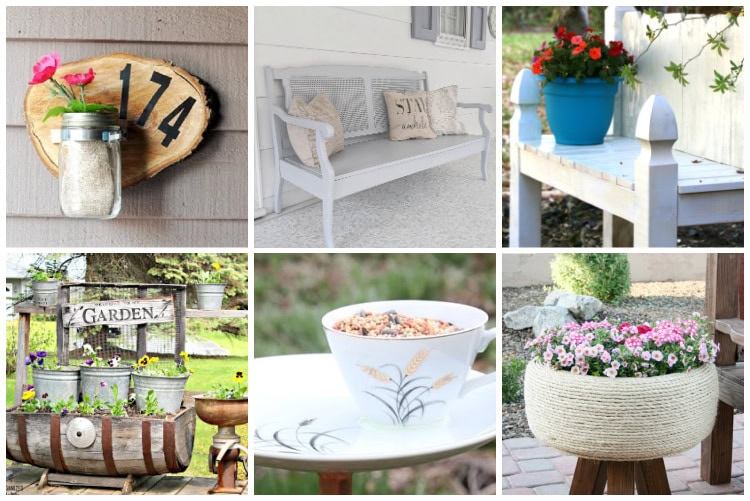 25+ Trash to Treasure - Upcycled Outdoor Projects