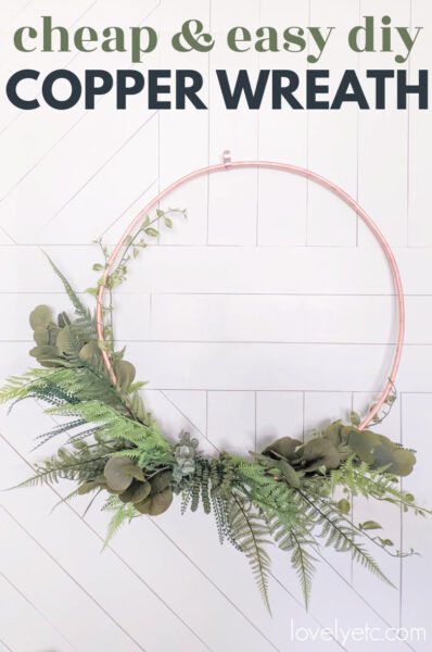 How to Make a Huge Hoop Wreath out of Real Copper