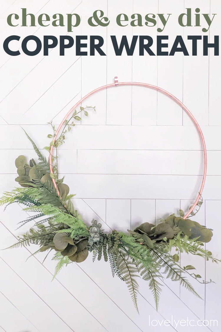 How to Make a Huge Hoop Wreath out of Real Copper