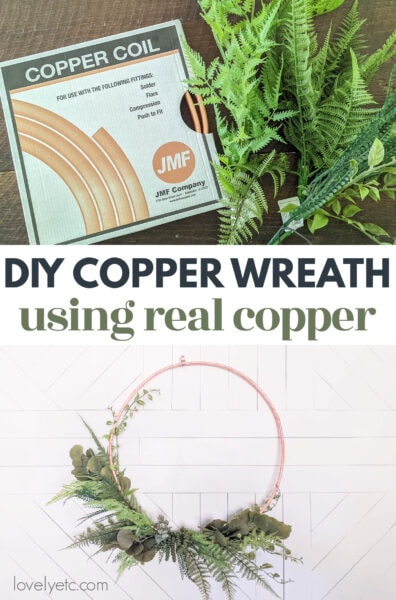 How to Make a Huge Hoop Wreath out of Real Copper