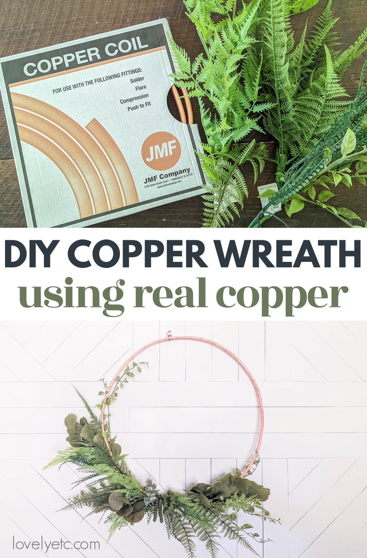 How to Make a Huge Hoop Wreath out of Real Copper