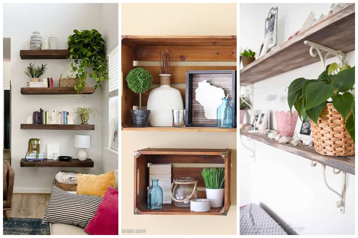 23 Quick and Easy DIY Wall Shelves for Every Room in the House