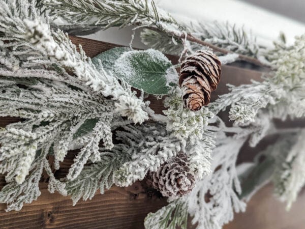 How to Flock Garland to Create Beautiful Christmas Decor