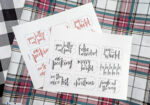 Free Printable Black and White Christmas Gift Tags