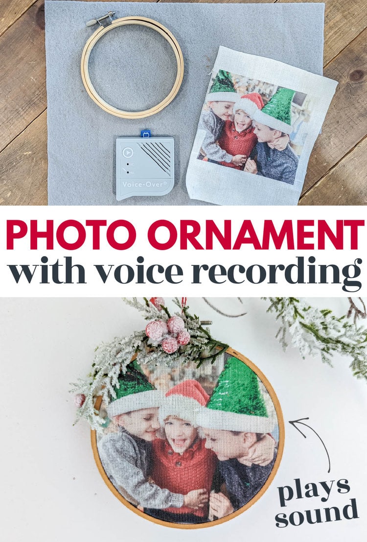DIY Voice Recording Christmas Ornaments to Treasure for Years to Come