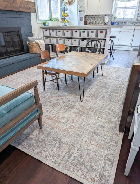 How my inexpensive washable rug is really holding up after nine months