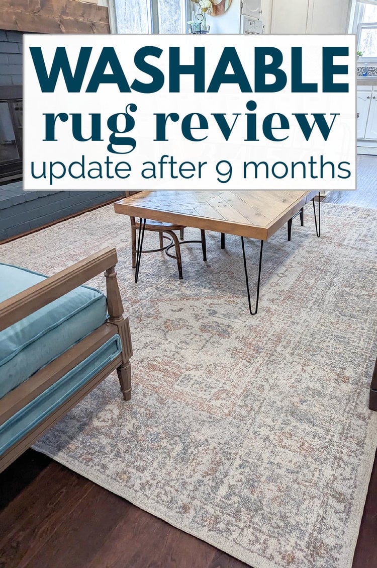 How my inexpensive washable rug is really holding up after three years