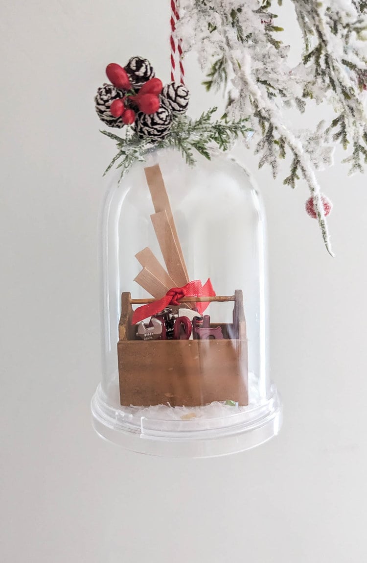 How to Make Adorable DIY Snow Globe Ornaments