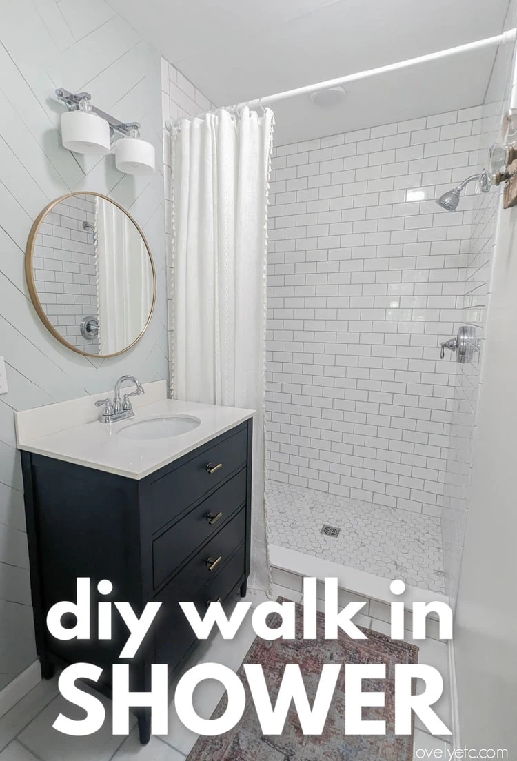 The Easier Way to Build a DIY Walk in Shower