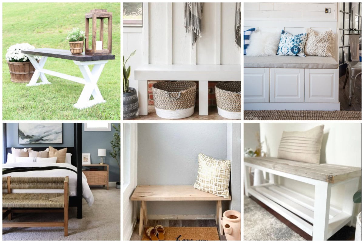 21 Fabulous DIY Benches you Can Build for Cheap