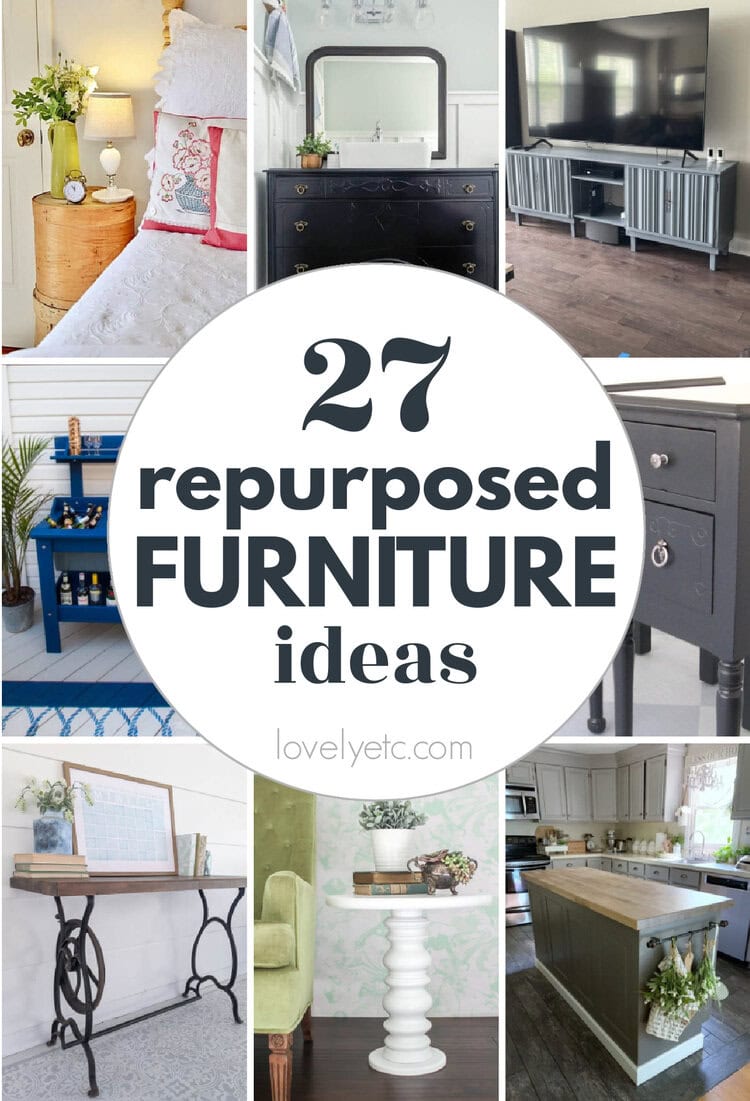 29 Genius Repurposed Furniture Ideas for Every Room in the House