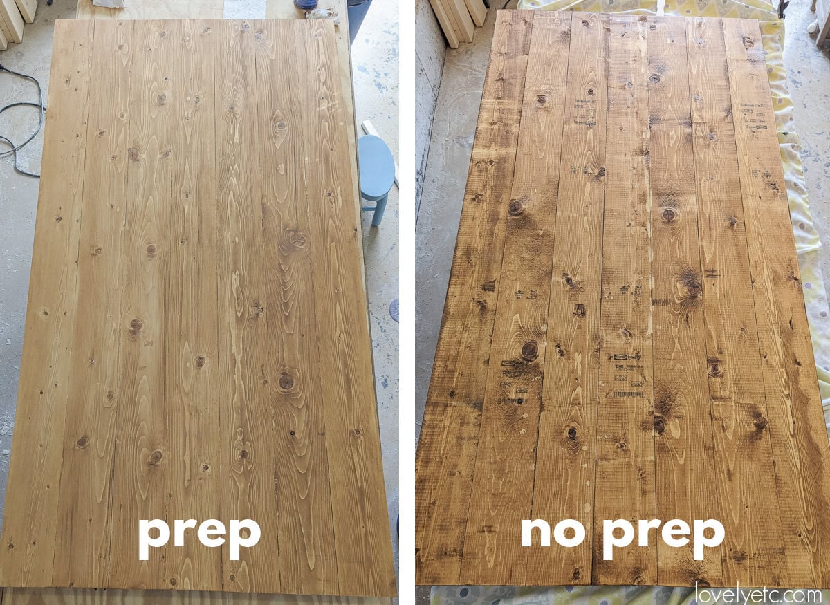 How to Stain Cheap Pine so that it Looks Amazing