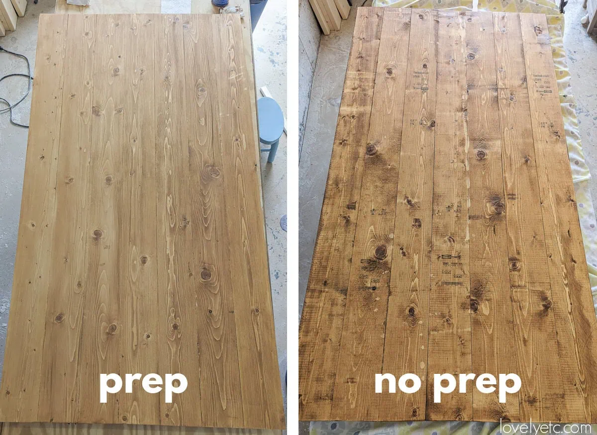 How to Stain Cheap Pine so that it Looks Amazing