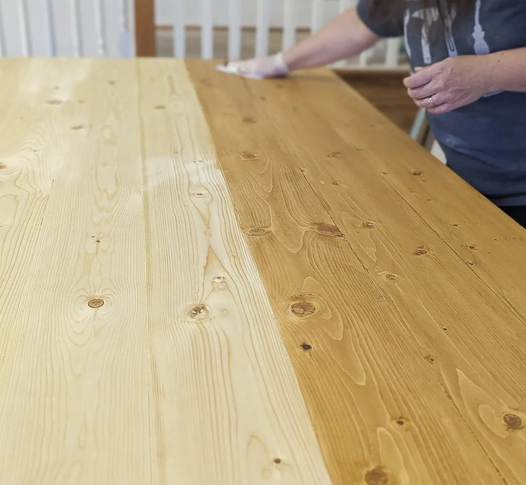 How to Stain Cheap Pine so that it Looks Amazing