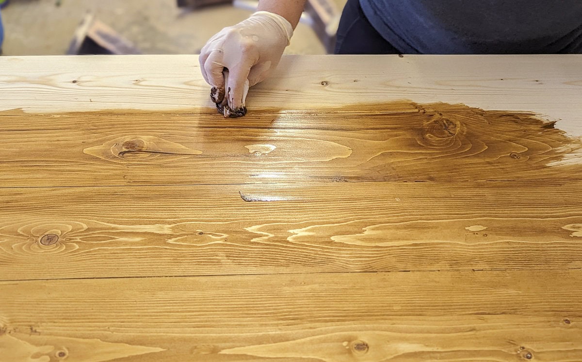 How to Stain Cheap Pine so that it Looks Amazing