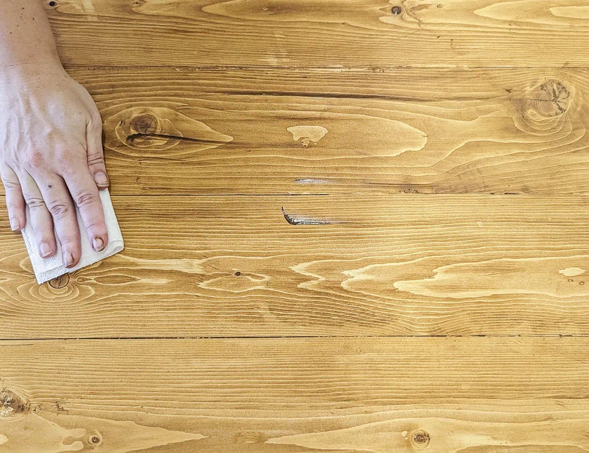 How to Stain Cheap Pine so that it Looks Amazing